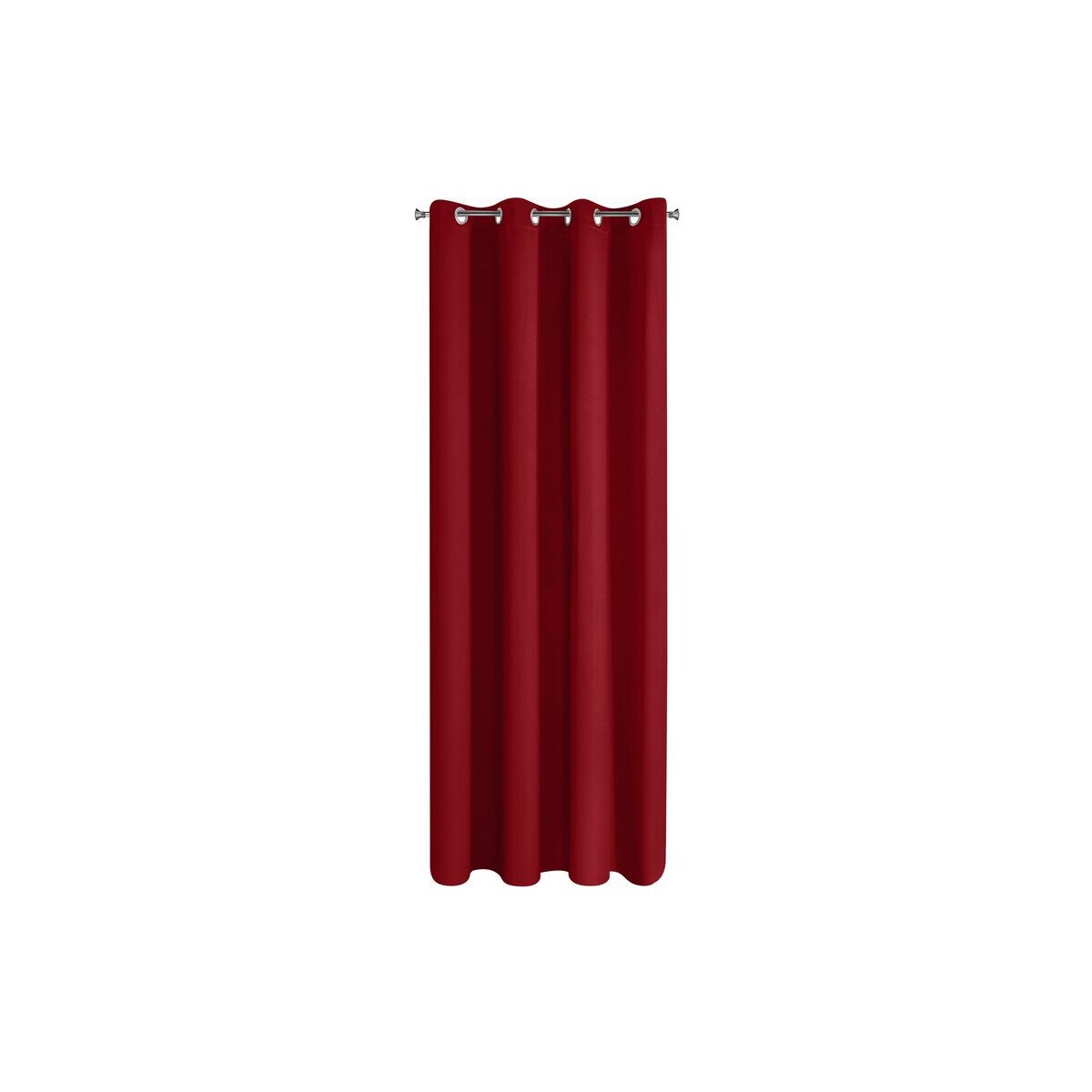 Red Dimout Curtain LOGAN 135x250cm - LuigeMööbel